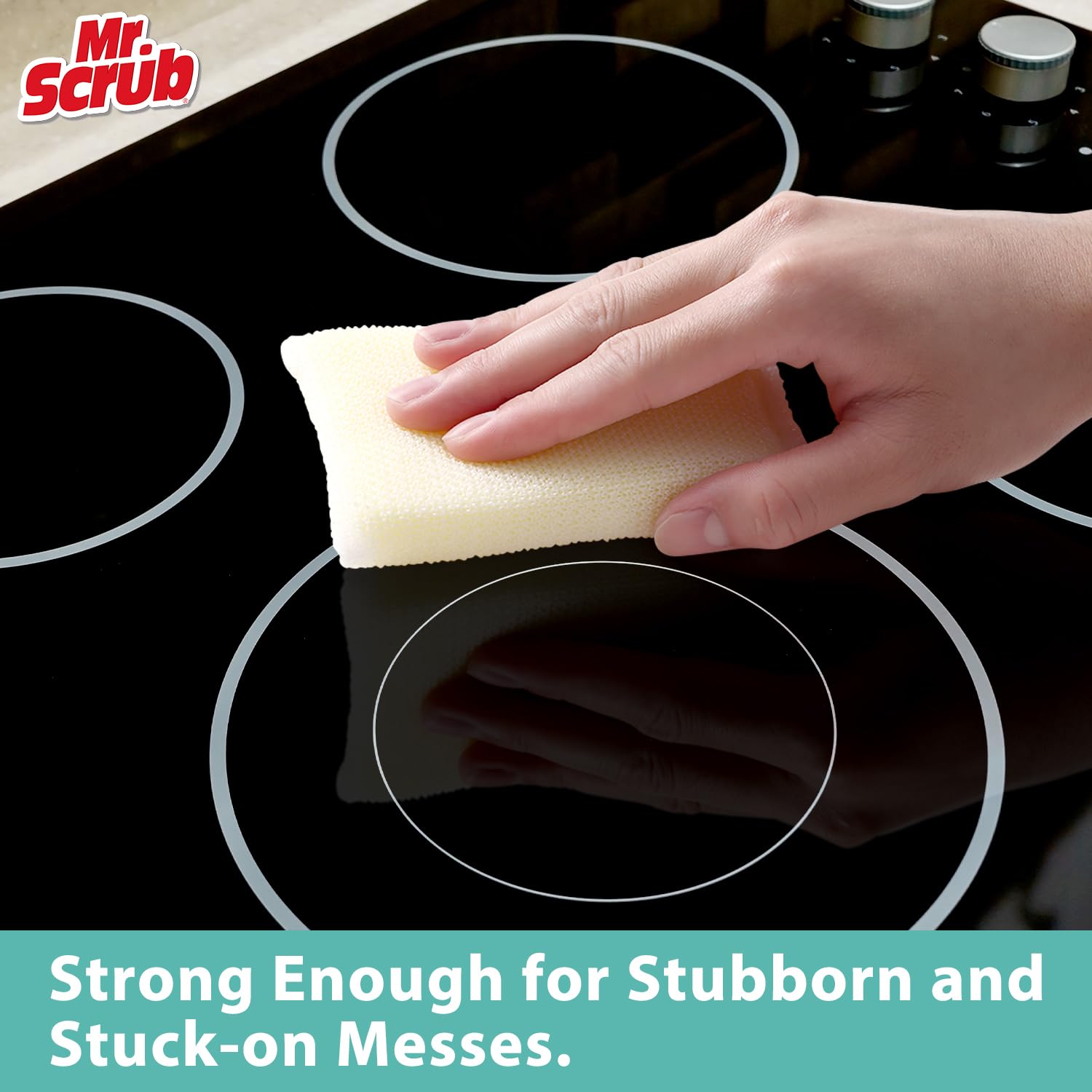 6 Pads All-Purpose Sponges Kitchen, Non Scratch Dish Sponge for Washing Dishes Cleaning Kitchen, Dish Cloths Rags Washcloths Dishcloths for Washing Dishes, Ideal for Kitchen, Bathroom, Mr. Scrub