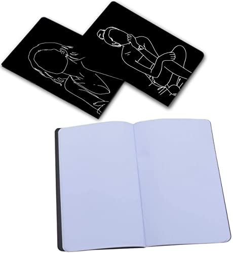 Rays Of Ink Mini Journal Softcover Notebooks Small Pocket Notepads for School Office Home Travel and Gift ( Set of 4) (with Erasable Pen, Women)