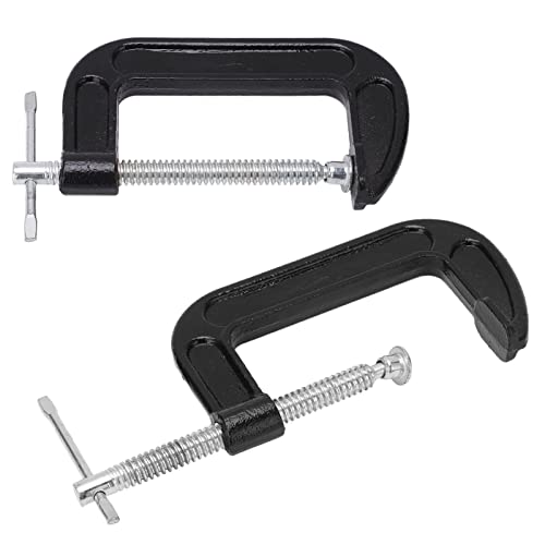 Metal G Clamp, G Clamp High Torsion Metal Material Strong Clamping Force Small Size Rotating Handle for Induatry