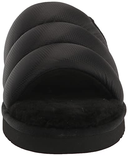 Koolaburra by UGG Men's Rommie Nylon Slipper, Black, 9