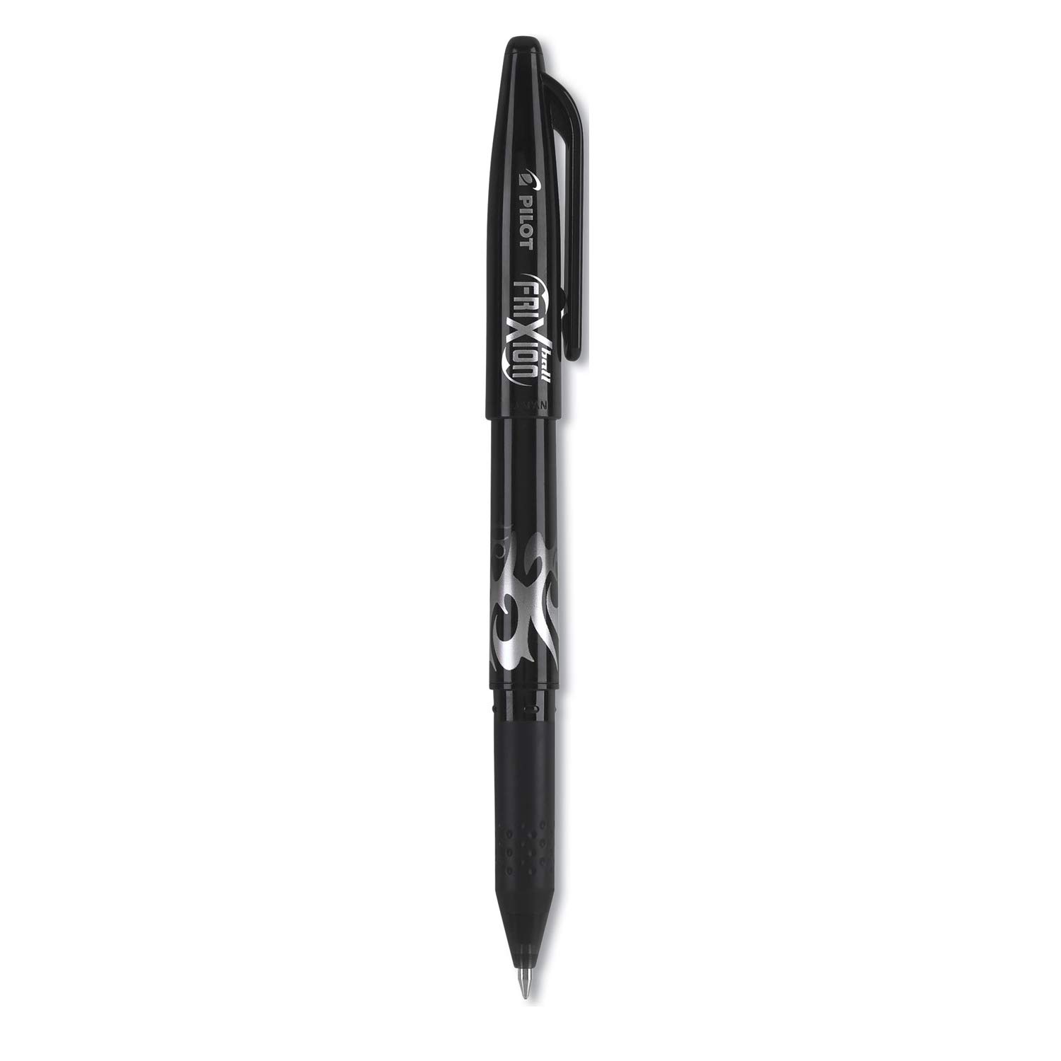 Pilot FriXion Ball 0.7mm Erasable Gel Pens, Fine Point, Black Ink, Pack Of 24