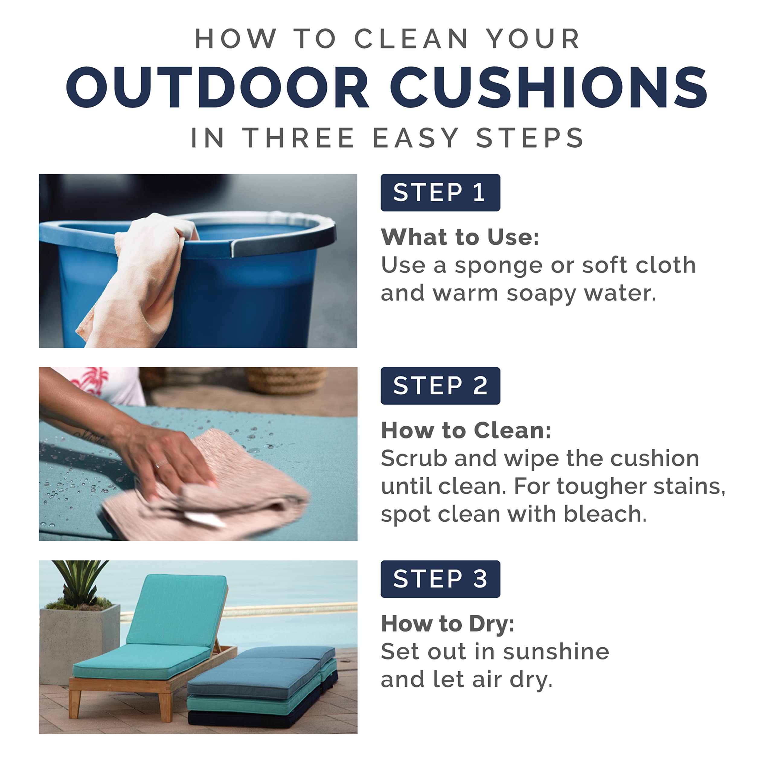 Arden Outdoor Deep Seat Set, 24 x 24, Rain-Proof, Fade Resistant, Deep Seat Bottom and Back Cushion 24 x 24, Ruby Red Leala