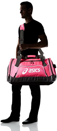 ASICS Edge Medium Duffle Bag, Pink Glow, One Size