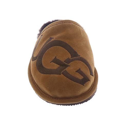 UGG Men's Scuff Logo Ii Slipper, Chestnut / Espresso, 11