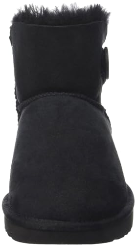 UGG Women's Mini Bailey Button Ii Boot, Black, 09