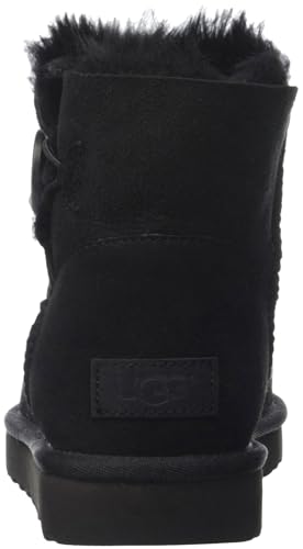 UGG Women's Mini Bailey Button Ii Boot, Black, 09