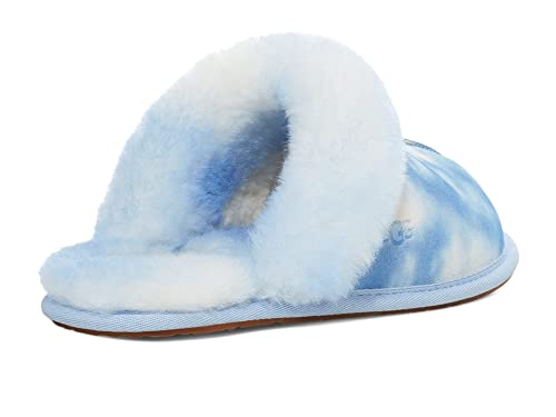 UGG Women's Scuffette Ii Watercolors Slipper, Cloudy Sky, 8