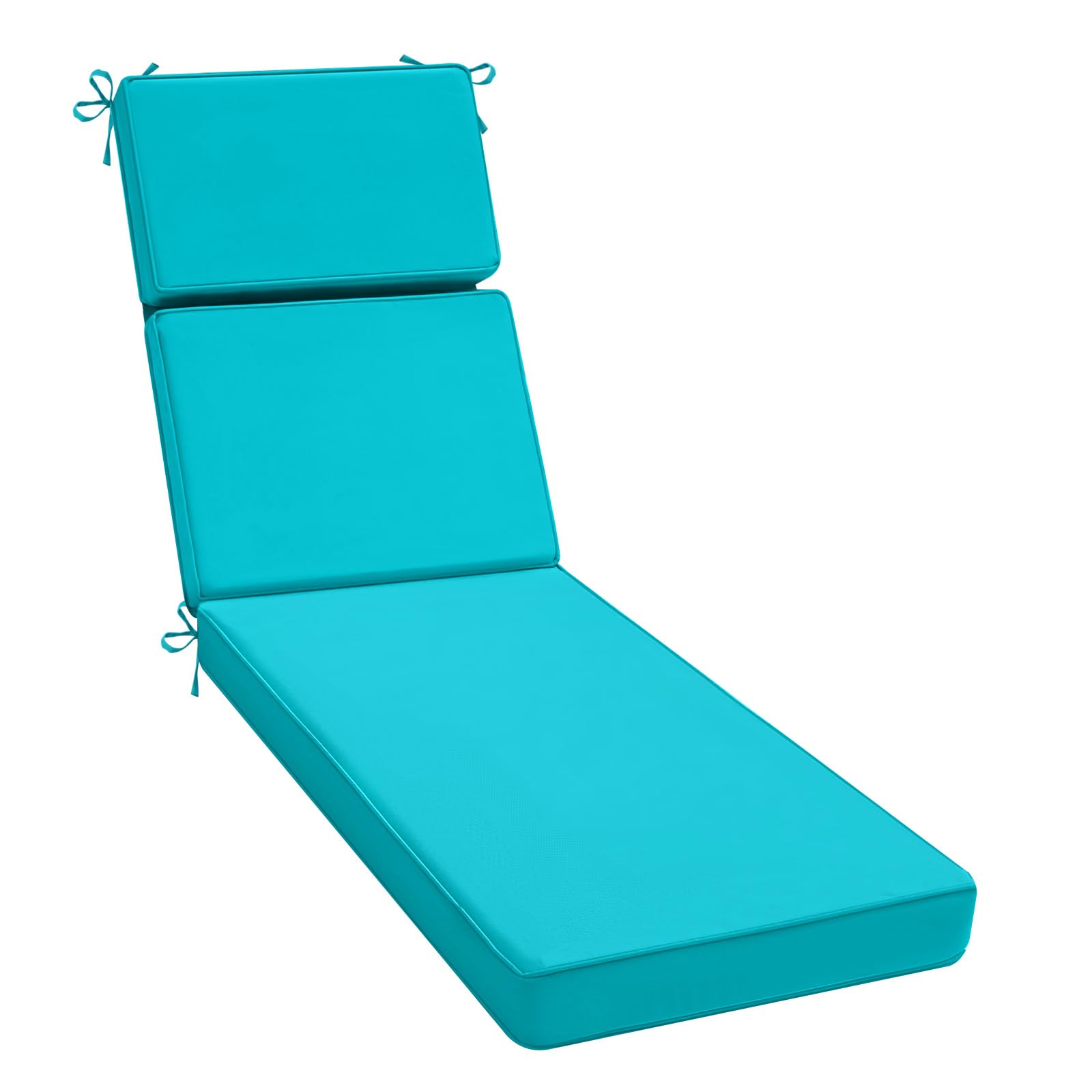 idee-home Chaise Lounge Cushions Outdoor, Lounge Chair Cushions for Outdoor Furniture Thick Comfortable Water Resistant Lounge Patio Replacement Cushion 72in.L x 21in.W x 3in.T