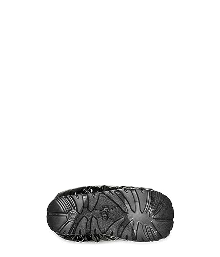 UGG Women's Spaceslider Slipper Slipper, Black, 11
