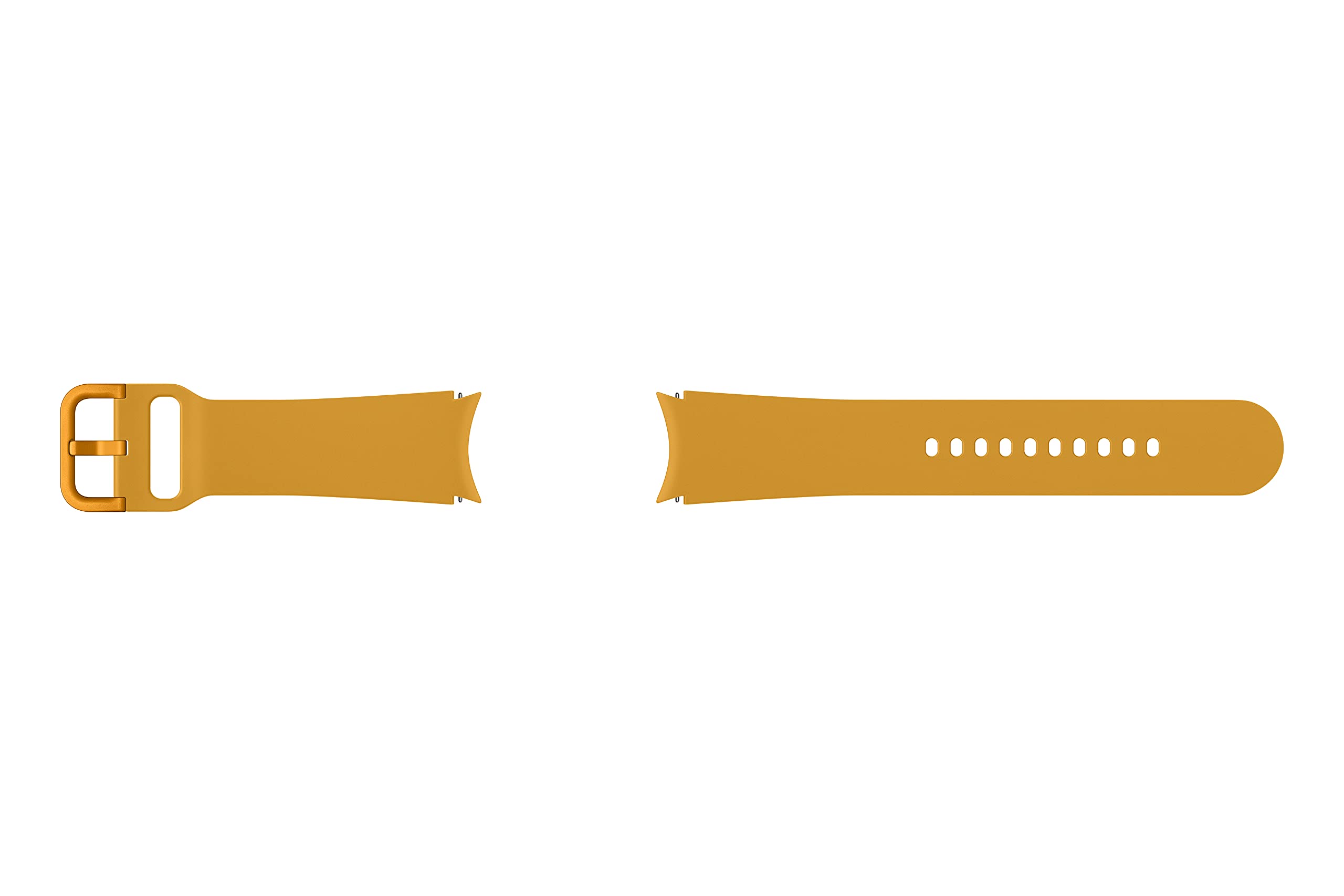 Samsung Silicone Watch Band Strap Medium / Large, For Galaxy Watch 4 and Galaxy Watch 4 Classic, US Version, MUSTARD