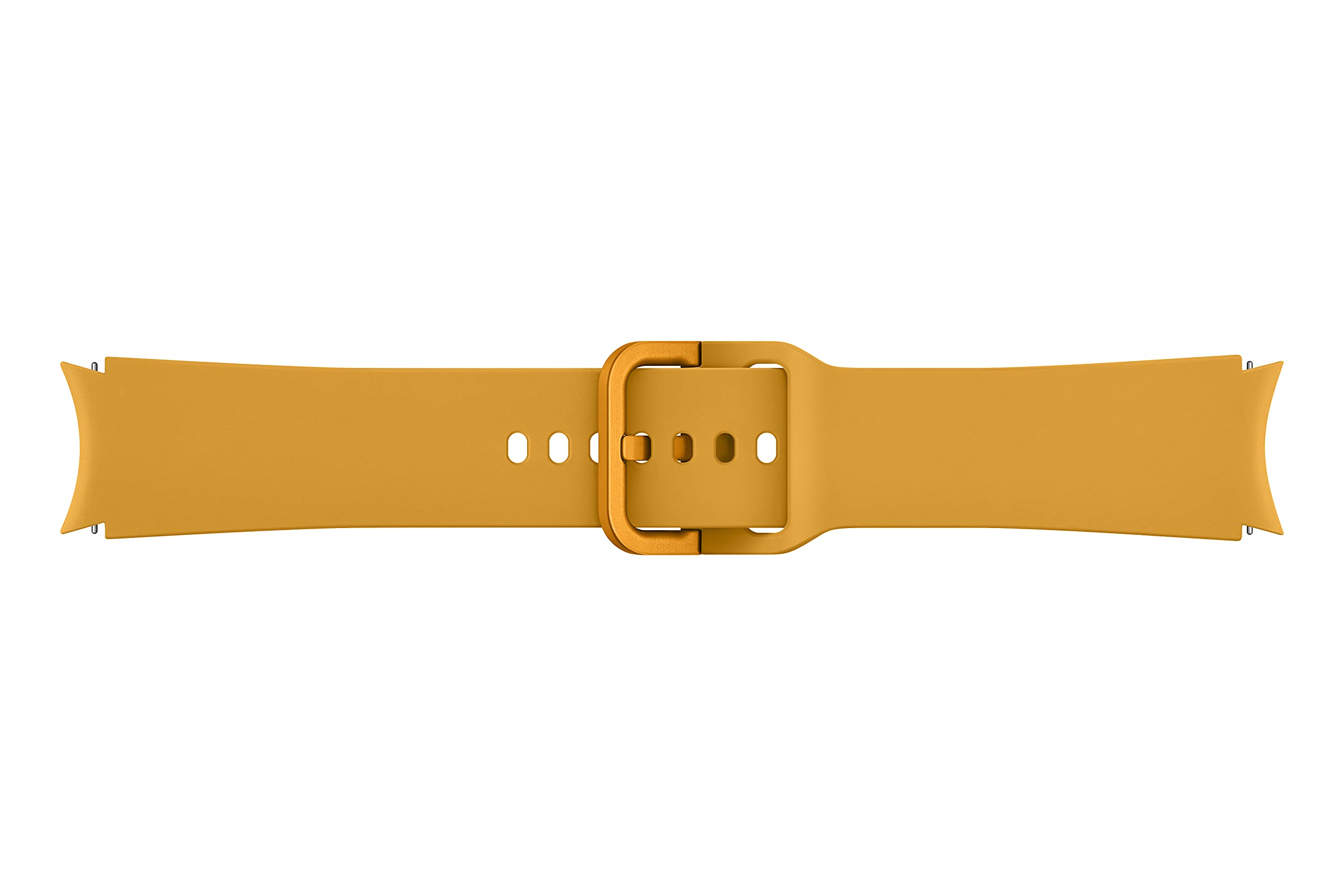 Samsung Silicone Watch Band Strap Medium / Large, For Galaxy Watch 4 and Galaxy Watch 4 Classic, US Version, MUSTARD
