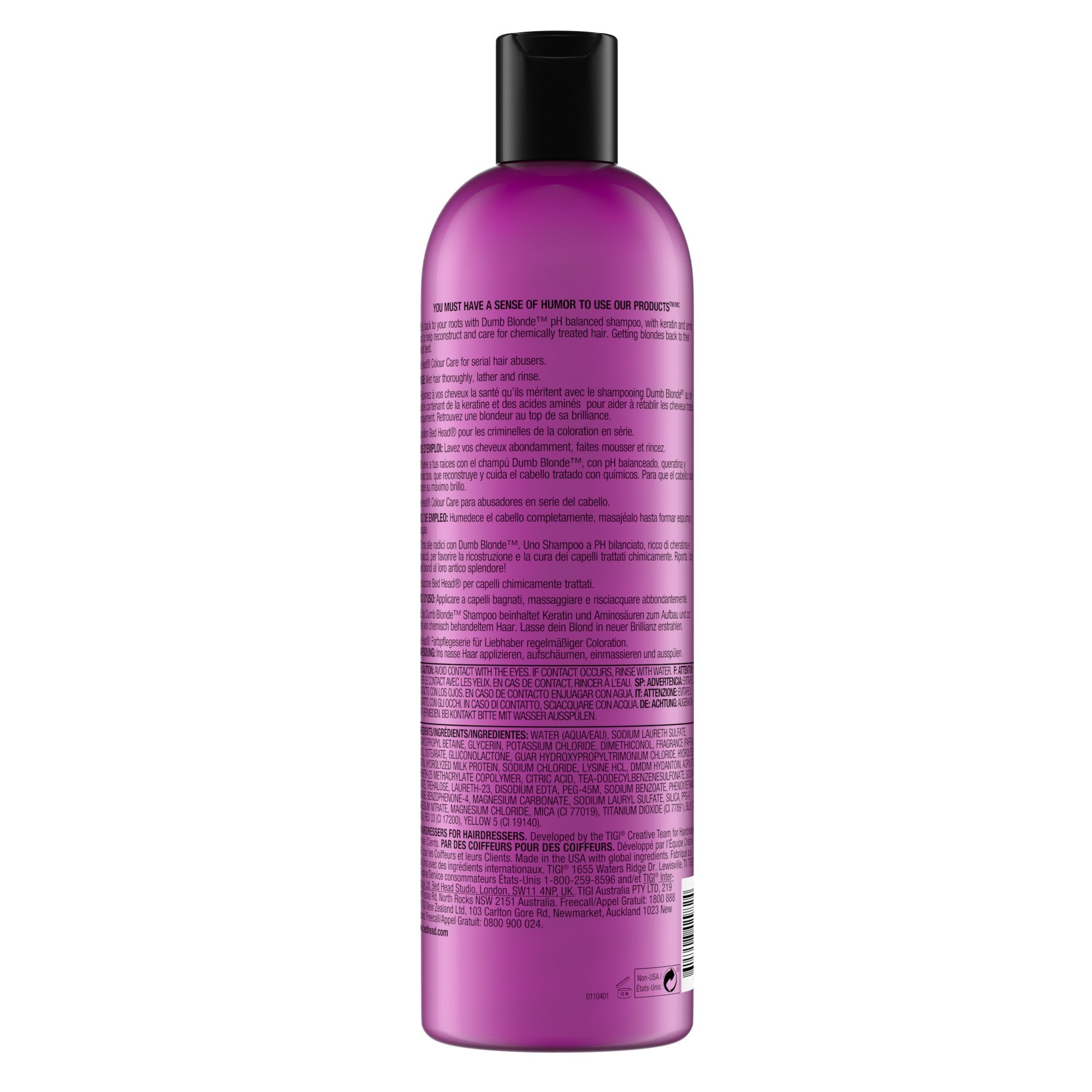 TIGI Bed Head Dumb Blonde Shampoo, 25.36 Fl Oz
