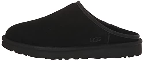 UGG Men's Classic Slip-On Slipper, Black, 13