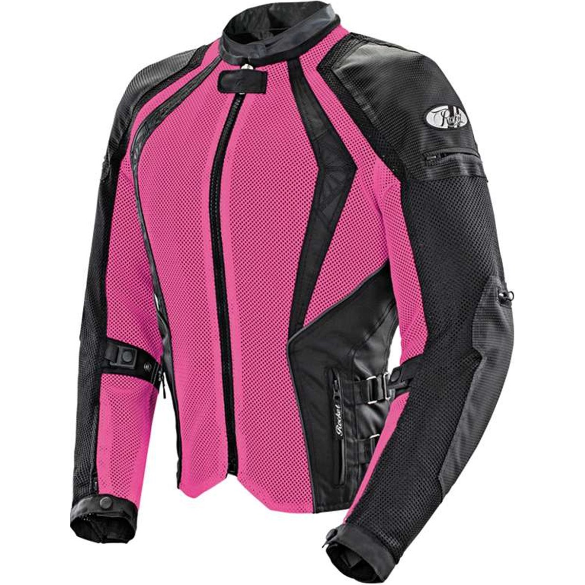 Joe Rocket Cleo Elite Women's Mesh Street Motorcycle Jacket - Pink/Large