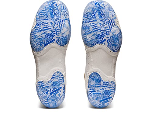 ASICS Men's JB Elite IV Wrestling Shoes, 9, White/Rich Gold