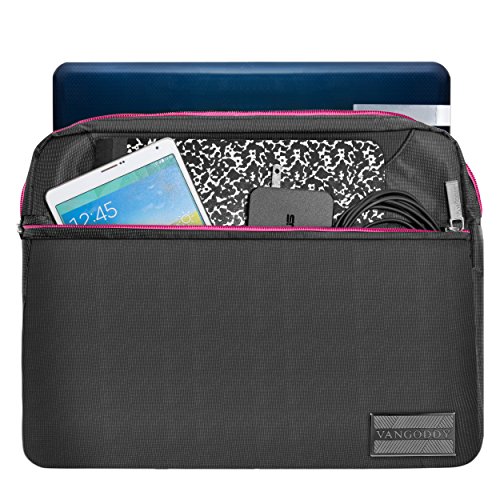 13-inch Slim Laptop Bag for HP ChromeBook, Elite, EliteBook, Envy, Stream, ProBook, Spectre, x360 (Pink)