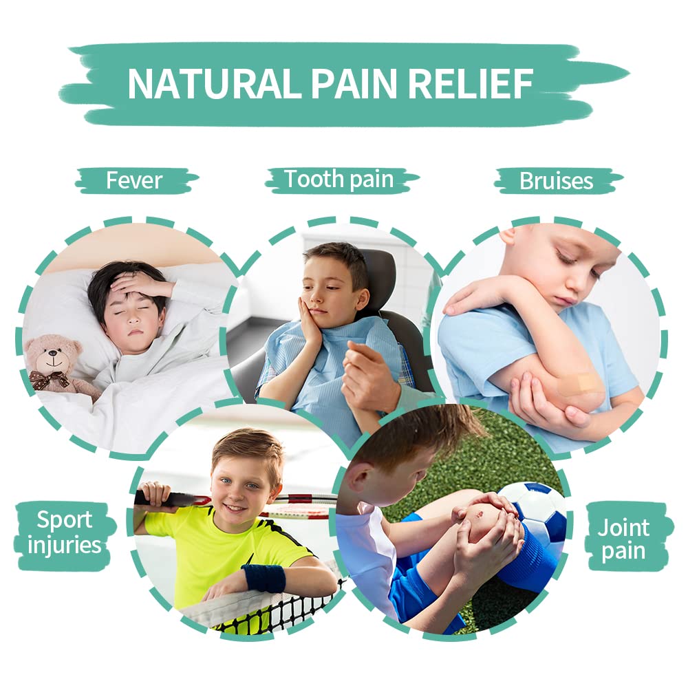 NEWGO Kids Ice Pack for Boo Boo, 3 Pack Gel Ice Pack Toddler Ice Pack for Children Kids Injuries, Pain Relief, Bruises, Swelling, Wisdom Teeth - 4.52" x 4.52"