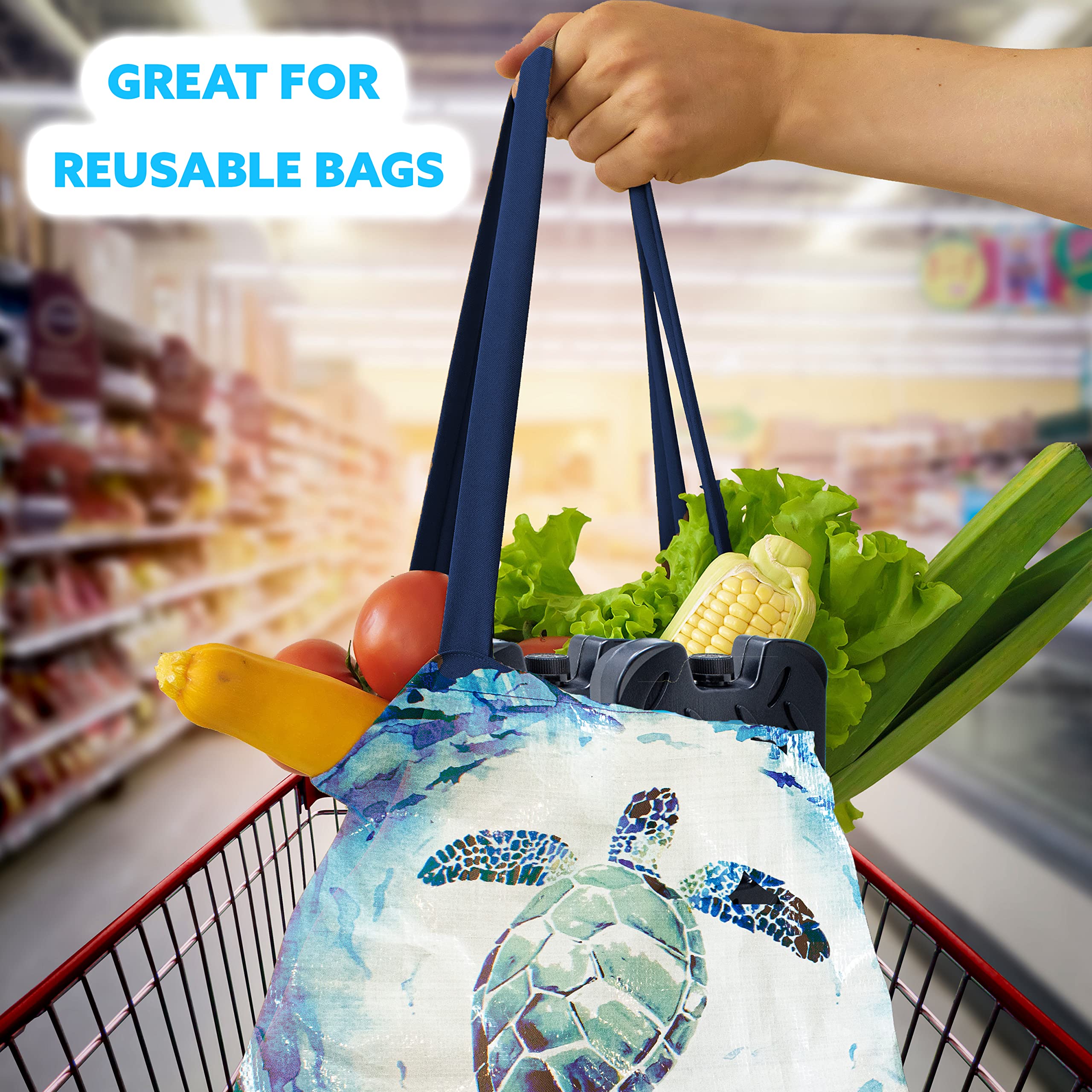 Kona Black/Ice 2 Pound Ice Packs for Coolers - Long Lasting Design - Refreezable Reusable Cooler Ice Pack (4)