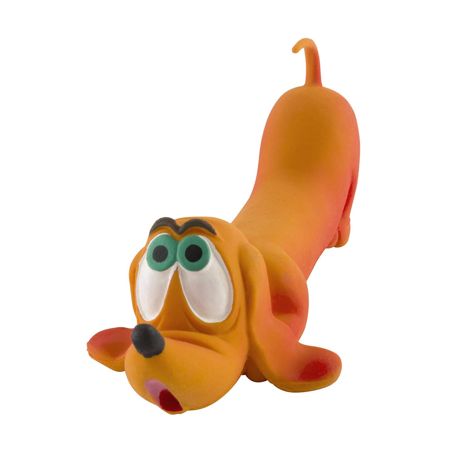 Dachshund - Soft, Squeaky Dog Toy - Natural Rubber (Latex) – Dachshund Gift - for Small Breeds, Medium Dogs - Puppy Toy - Free from Harmful Chemicals - Handpainted