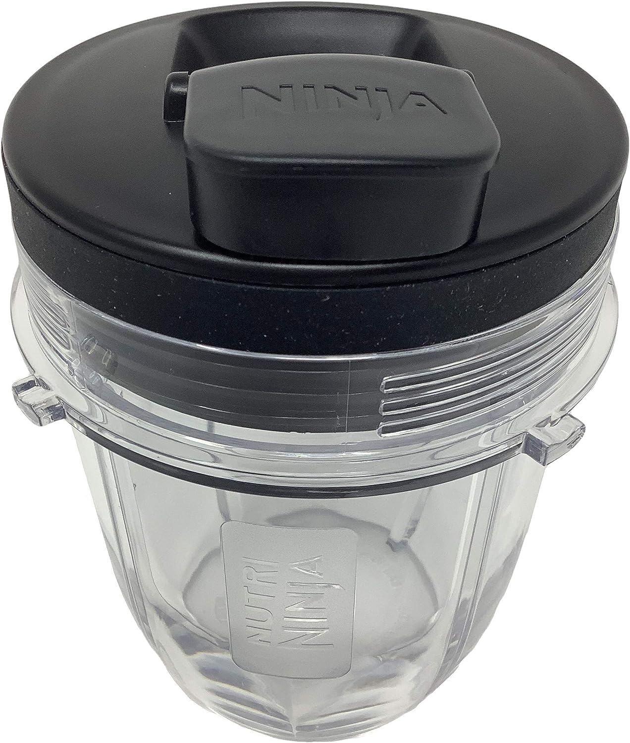 Genuine Nutri Ninja 2-Pack 12oz Tritan Cup w/Spout Lid for Auto-iQ BL450 BL456 BL480 BL482 BL490 BL494 BL641 BL680 BL681 BL682 BL687 BL2012 BN750 BN800 BN805 NN102 Blender