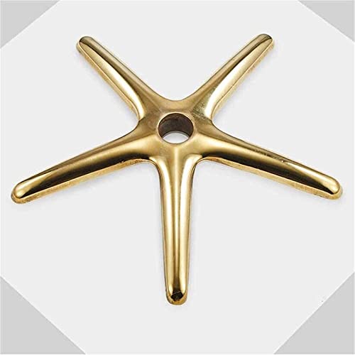 Bar Stool Adjustable Swivel Lift Saddle Stool Beauty Barber Shop Manicure Work Chair with Gold Stainless Steel Base Rolling Dining Chair Desk Office Chair for Kitchen Salon,Dark brown