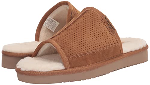 Koolaburra by UGG Men's Dawsen Slipper, Chestnut, Size 10