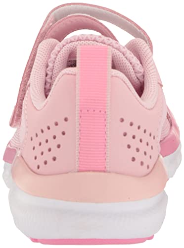 Under Armour Girls' Pre-School Assert 9 Alternate Closure, (601) Prime Pink/Flamingo/Metallic Silver, 2, US