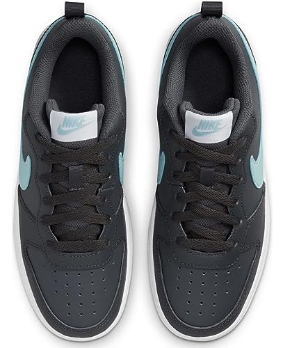 Nike Court Borough Low 2 (GS) (BQ5448-018)_7Y, Iron Grey/Ocean Bliss-White, 7 Big Kid