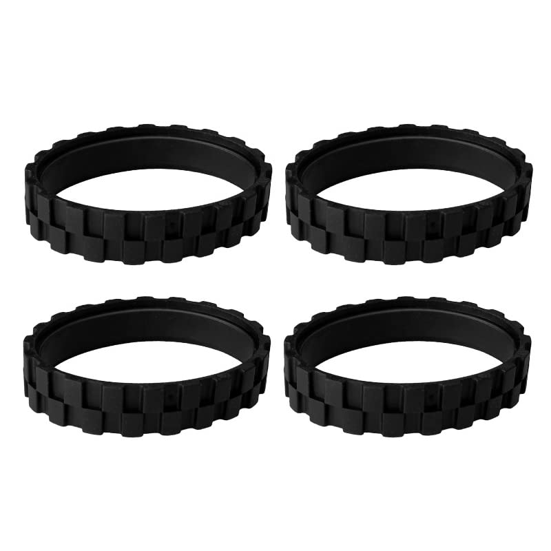 Replacement Tires for IROBOT ROOMBA Wheels Series 500 600 700 800 900 E5 E6 I7 Vacuum Parts Anti-slip and Great Adhesion (2)