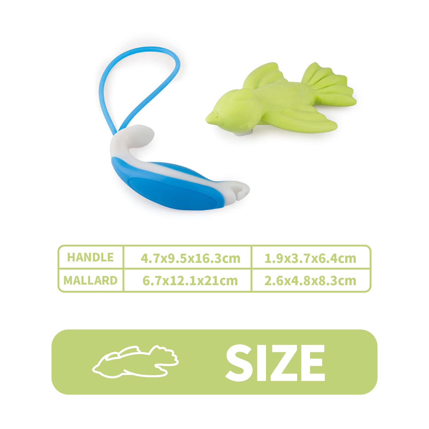 ALL FOR PAWS Dog Flying Toy, Mallard Interactive Dog Toys with Slingshot,Duck Hunting Pet Toys