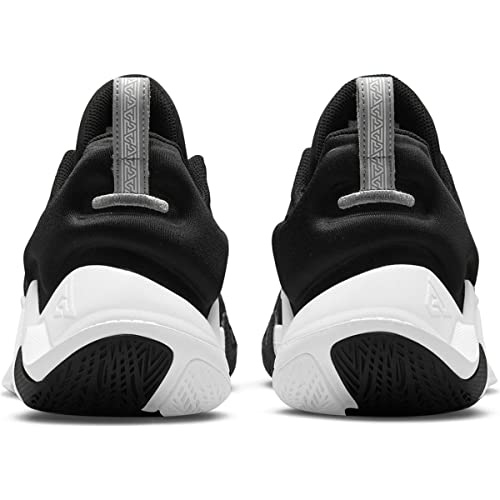 Nike Giannis Immortality Mens Basketball Trainers CZ4099 Sneakers Shoes (UK 7.5 US 8.5 EU 42, Black White Wolf Grey 010)