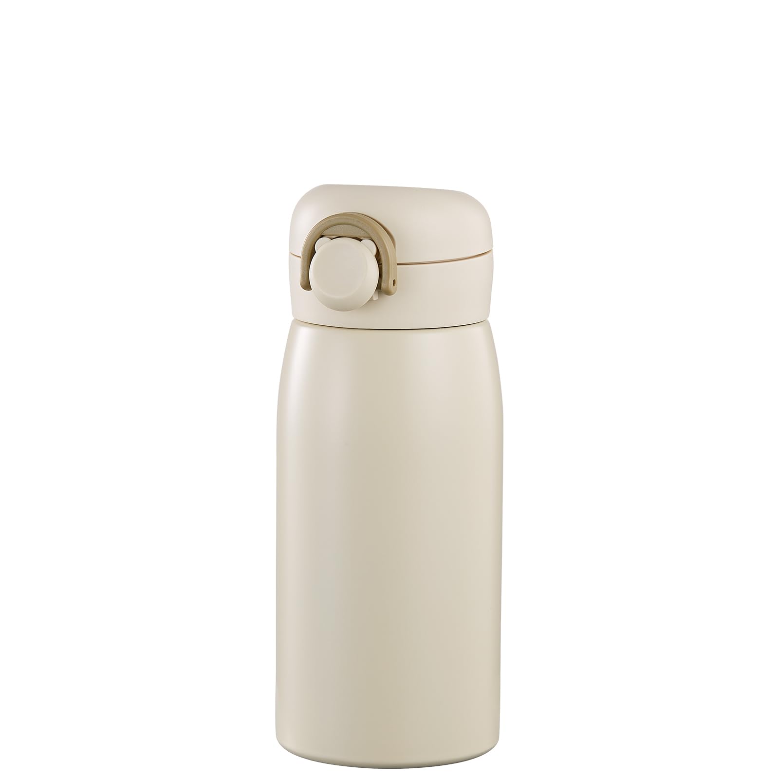 jocoiot 12 oz Mini Water Bottle Small Stainless Steel Thermos - Insulated Vacuum, Leak Proof, Keeps Drinks Hot/Cold - Ideal for Coffee, beverage, Water - White