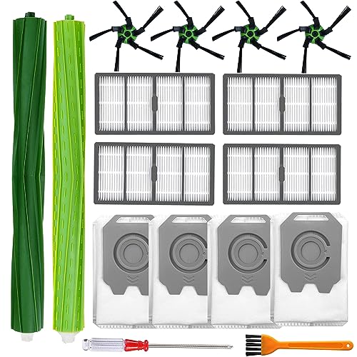 Replacement Parts Roller Brushes kit Compatible for IRobot Roomba S9 (9150) S9+ S9 Plus (9550)