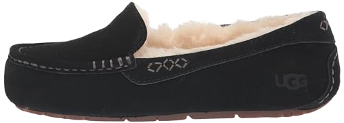 UGG Women's Ansley Slipper, Black, 10