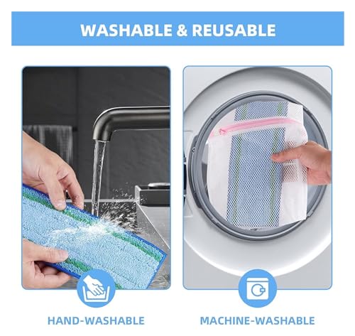 BOYWITHUKE Mop Pad Compatible for IRobot Braava Jet M6 Series Ultimate Robot Mop Washable and Reusable Robot Wet Mopping Pad Replacement Parts (Color : 4PCS)