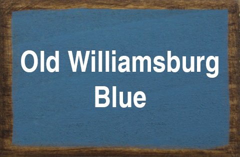 Sawdust City Tilt-Out Wooden Trash/Recycle Bin Holder (Old Williamsburg Blue)