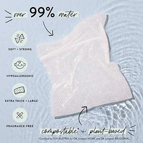 The Honest Company Clean Conscious Wipes | 100% Plant-Based, 99% Water, Baby Wipes | Hypoallergenic, Dermatologist Tested | Pattern Play, 720 Count