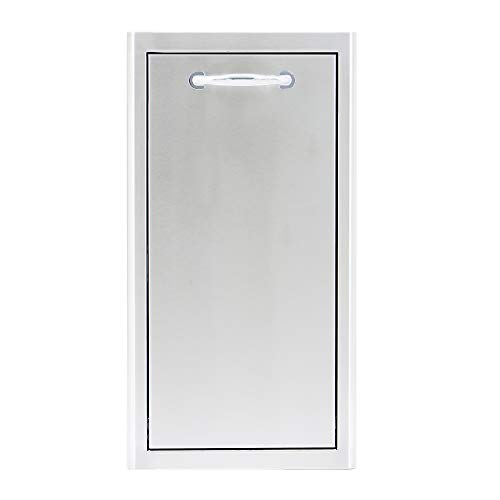 Blaze Narrow Roll Out Trash Bin (BLZ-TRNW-DRW), 26 3/8x13 7/8-inches