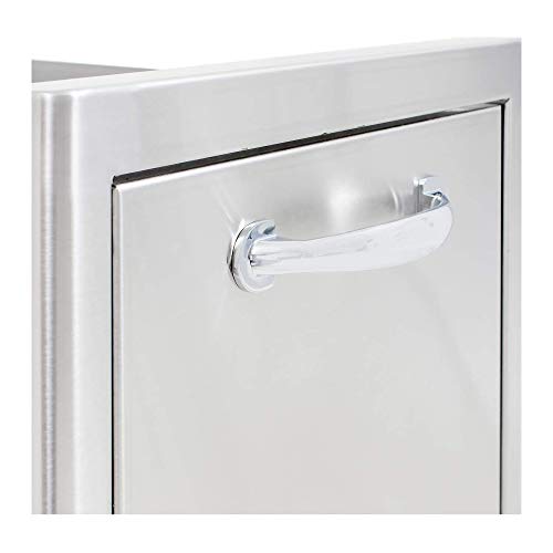 Blaze Narrow Roll Out Trash Bin (BLZ-TRNW-DRW), 26 3/8x13 7/8-inches