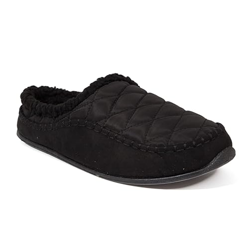 Deer Stags Men's ALMA Slipper, Black, 15 Wide