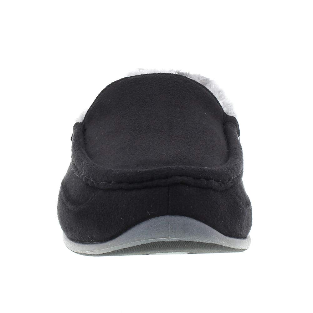 Deer Stags Men's Slipper, Black-Spun, 10 Wide