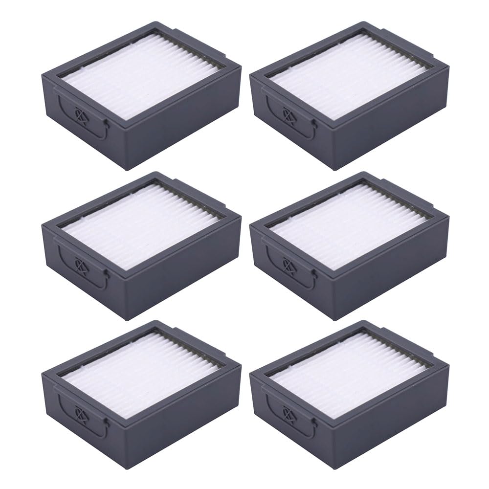 Neutop Replacement Filters Compatible with iRobot Roomba e i & j Series E5 E6 i1 i1+ i3 i3+ i4 i4+ i6 i6+ i7 i7+ i8 i8+ j7 j7+ and Combo j5 j5+ i5 i5+ Plus Robot Vacuums, 6-pack