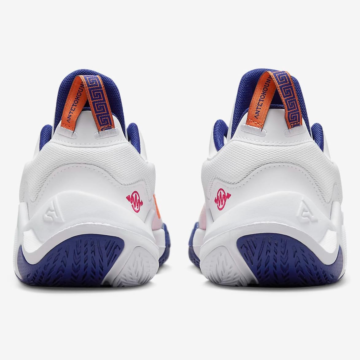 Nike Giannis Immortality 2 Boys DQ1943-102 (White/Multi-Color-DEEP Roy), Size 3.5