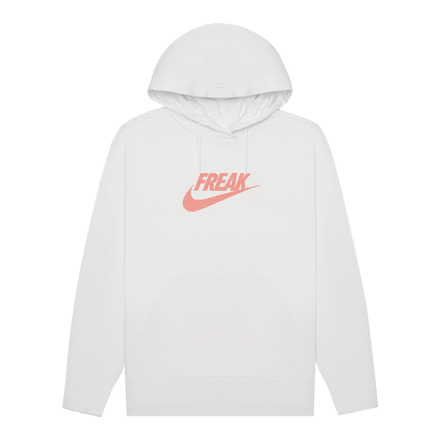 Nike Giannis Freak Pullover Hoodie Mens Size - Small White/Magic Ember