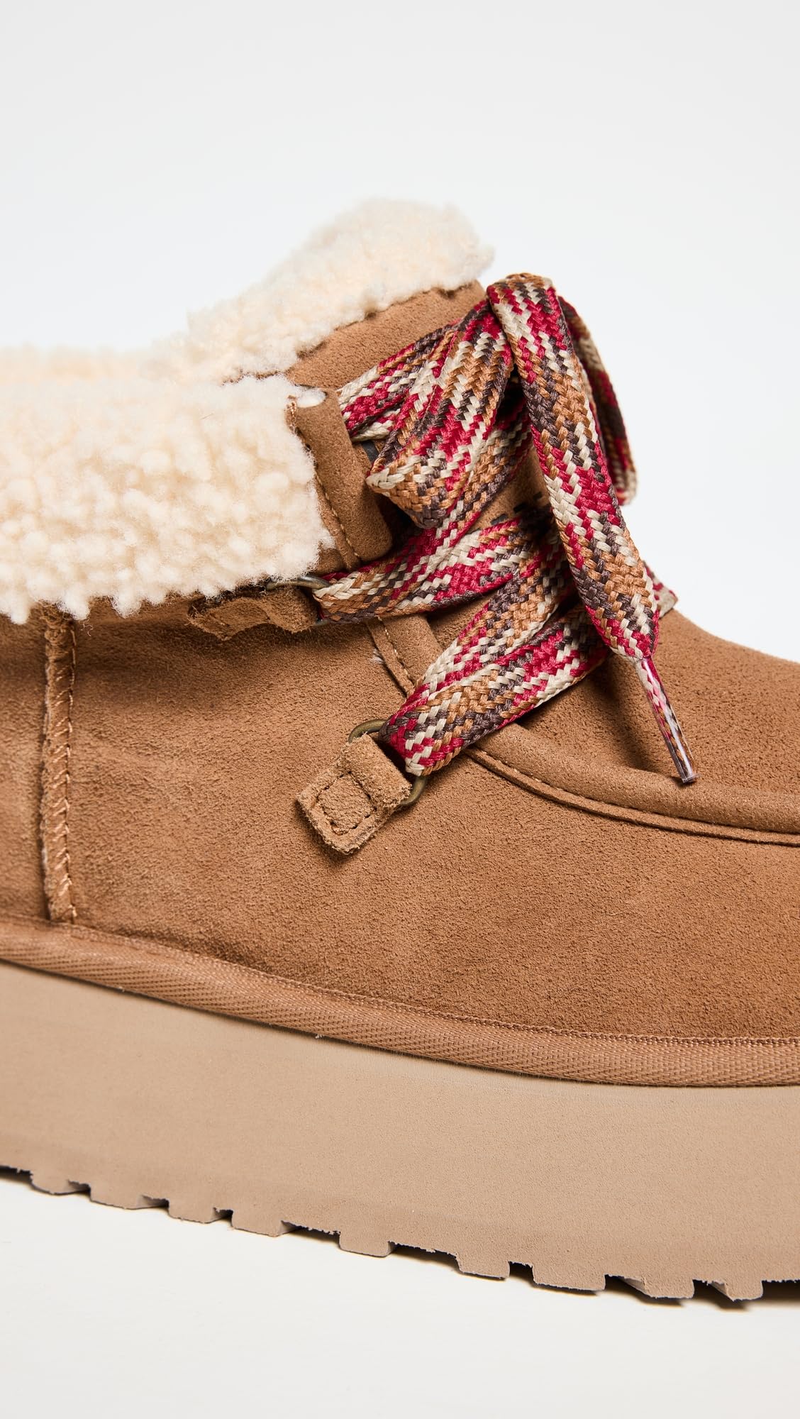 UGG Women's Funkarra Cabin Cuff Slipper, Chestnut, 9
