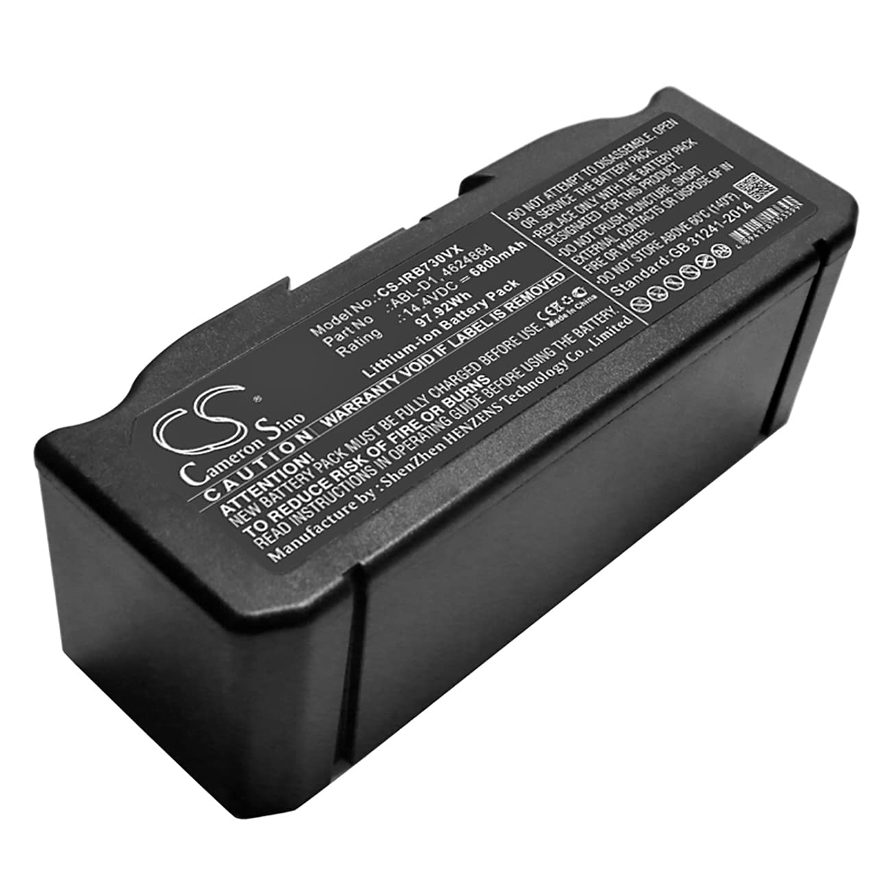 FYIOGXG Cameron Sino Battery for iRobot 7150, i31502F, i8550, Roomba i7+, Roomba i7158, Roomba i7550, Roomba i755020, Roomba i7558, Roomba i8, Roomba i8+, Roomba J7 6800mAh