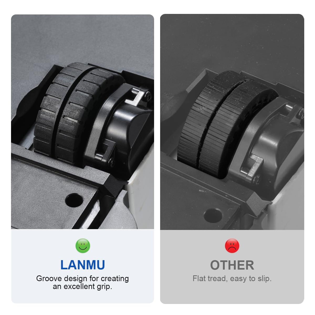 LANMU Non-Slip Replacement Tires