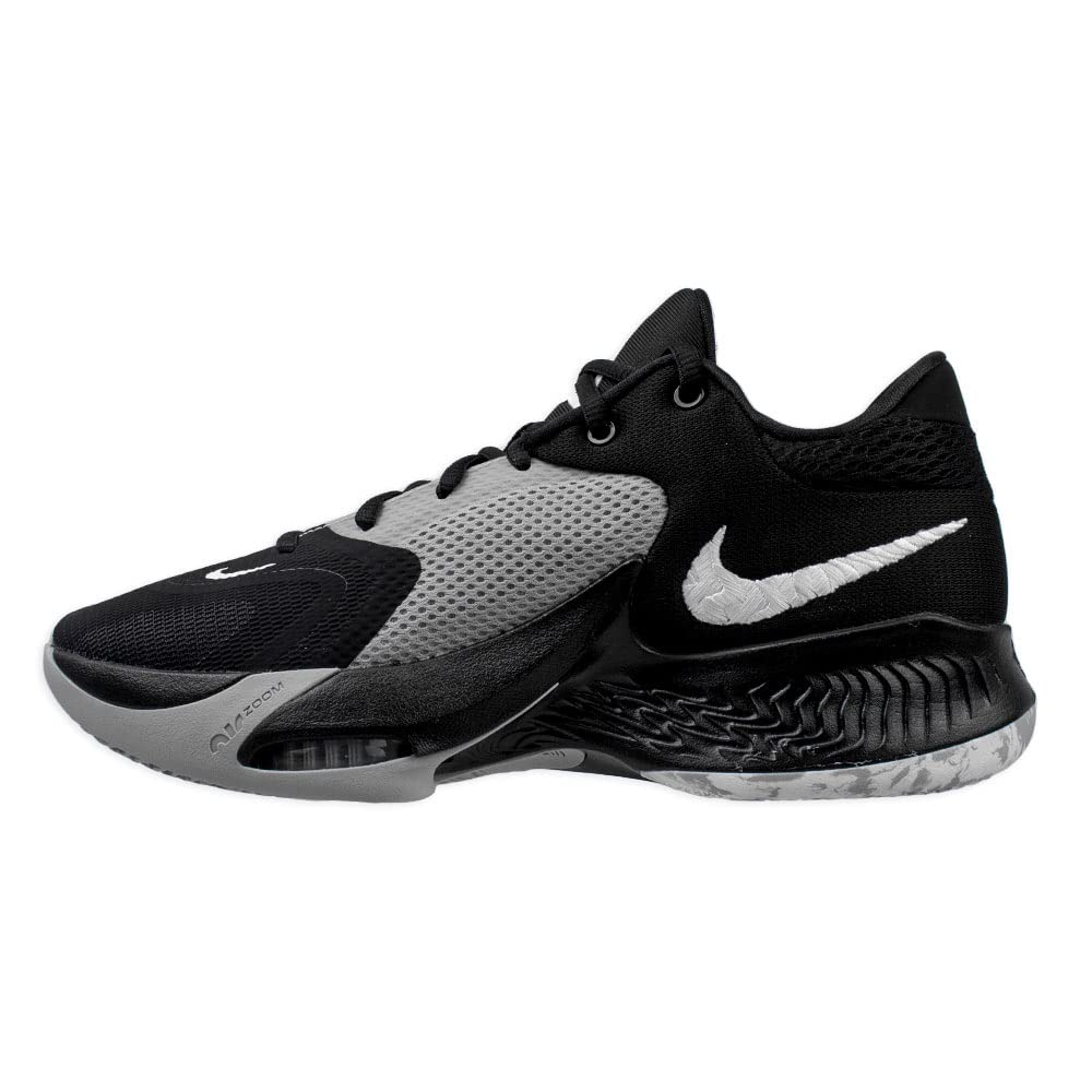 Nike Men's Zoom Freak 4 shoe, Black/White-light Smoke Grey, 10.5