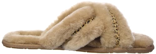 UGG Women's Scuffita Speckles Slipper, Chestnut, 7