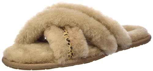 UGG Women's Scuffita Speckles Slipper, Chestnut, 7